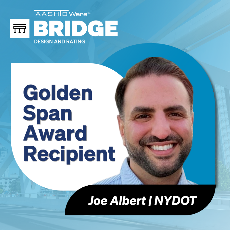 AASHTOWare - 2025 Golden Span Award